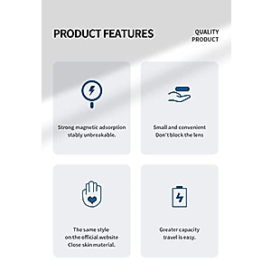 Magnetic Portable Charger Compatible with iPhone Lighting Cable to Charge, no Extra Cable Needed MagSafe Battery Pack, 5000mAh Magnetic Charging Power Bank, Fast Wireless Charge