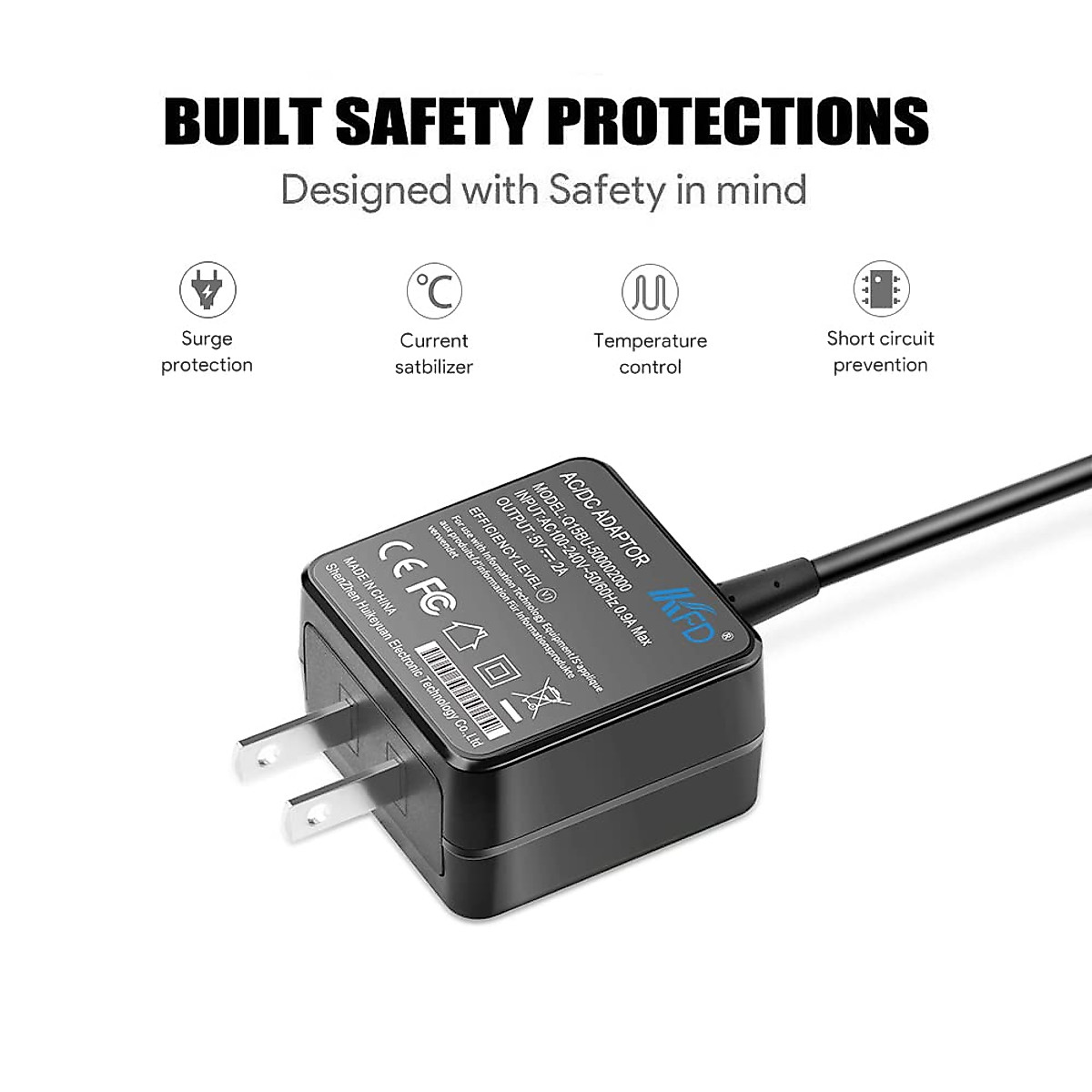 KFD 5V AC Adapter for Sony SRS-XB30 SRS-XB41 Speaker Zoom AD-14 AD-14A/D Q3,Q3HD,R16,R24,H4n PRO Video Recorder Digital Voice ADS-5M-06,Korg MR-1,Sony E-Reader PRS-600,Tascam DR-2D DR-100 Charger