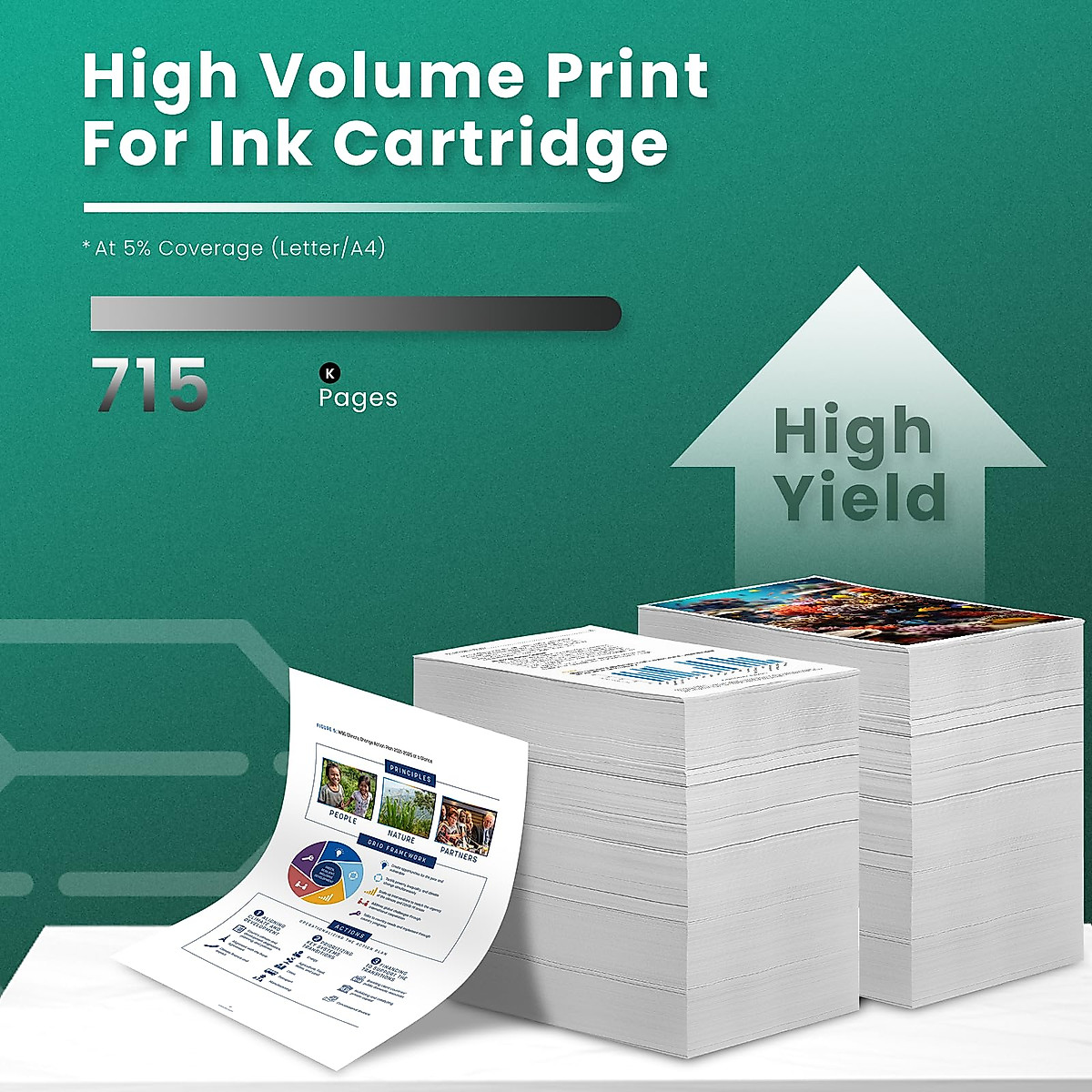 GREENBOX Remanufactured 61 Black Ink Cartridge Replacement for HP 61XL 61 XL for HP Envy 4500 5530 5534 5535 Deskjet 1000 1056 1010 1510 1512 2540 3050 3050A Officejet 2620 Printer (2 Black)