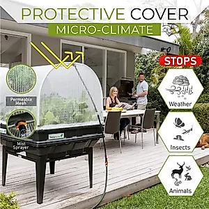 Vegepod - Raised Garden Bed - Self Watering Container Garden Kit with Protective Cover, Easily Elevated to Waist Height, 10 Years Warranty (Large)