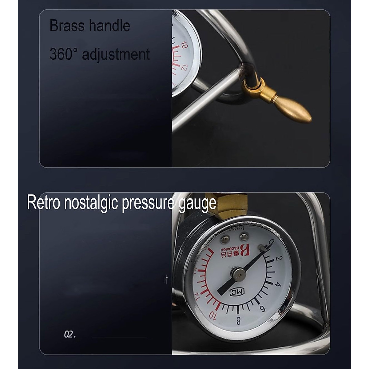 SchAan chinese popcorn maker high pressure popcorn makerTraditional Old-Fashioned Popcorn Machine, Mini Hand Popcorn Machine, Stainless Steel Popcorn Machine