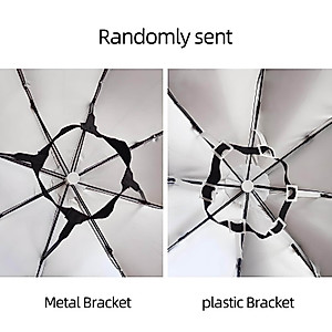 NLDGDZJ Umbrella Hat 27" Elastic headband,Umbrella Hats for Women Men,Head Umbrella Camouflage/1 Pack