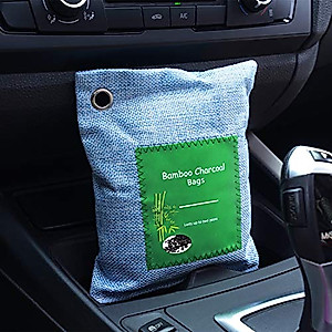 MerLerner 4 Pack Bamboo Charcoal Bag Activated Bamboo Charcoal Bags For Home、Car、Shoes、Refrigerator(2/4/6 Pack,2 Colors)