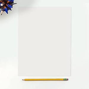LUXPaper 8.5" x 11" Paper | Letter Size | Natural White | 32lb. (80lb. Text) | 100% Cotton | 50 Qty