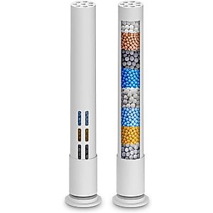 Shower Filter for Handheld Shower Head, Elliks 2 Pack 15 Stage Replacement Filters for Hard Water Remove Chlorine and Harmful Substances