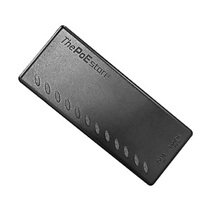 Gigabit PoE+ Injector Ethernet Adapter,10/100/1000Mbps, RJ45 30W, IEEE 802.3af/at Compliant, Up to 328 Feet，Plug & Play