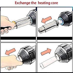 Go2Home Professional 1600W Plastic Welder Hot Air Welder Welding Kit Heat Gun Handhold Rod Pistol Soldering