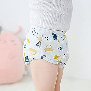 UCandy 7 Packs Potty Training Underwear for Boys,Baby Boy Training Pants Organic Cotton,Toilet Training Underpants for Boys 3T