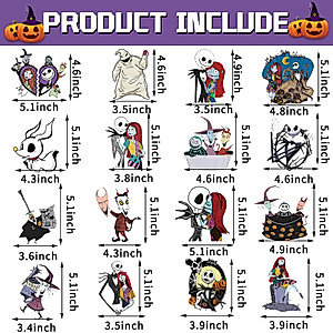 32 PCS Nightmare Christmas Hanging Swirls Birthday Party Decorations, Nightmare Christmas Theme Birthday Party Supplies