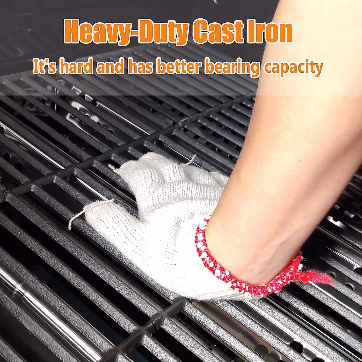 Hisencn Grill Replacement Parts for Charbroil Performance 475 4 Burner 463347017 463377319 463376017 463335517 463275517 463376419, G470-5200-W1 Burner, G470-0004-W1A Heat Plates and Cooking Grates