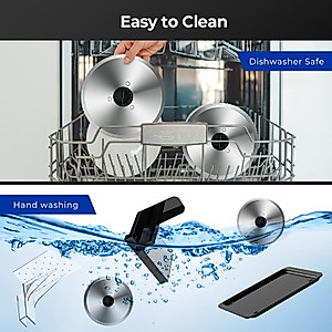 OSTBA Die-Cast Meat Slicer Electric Deli with Two Removable Stainless Steel Blades,0-23mm Adjustable Thickness Food Slicer Machine with Food Tray for Home,160W