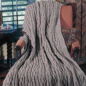 Big Book of Quick Knit Afghans-24 Quick & Easy Solid-Color Wraps