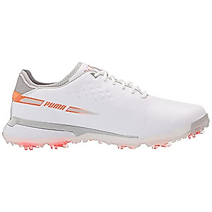 PUMA Men's Proadapt Delta Golf Shoe, White-Gray Violet, 12