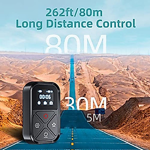 AFAITH Smart Wireless Remote Control for GoPro Hero 11/10/9/8/MAX Black, Rainproof WiFi Controller for GoPro Hero 11/10/9/8/MAX Black