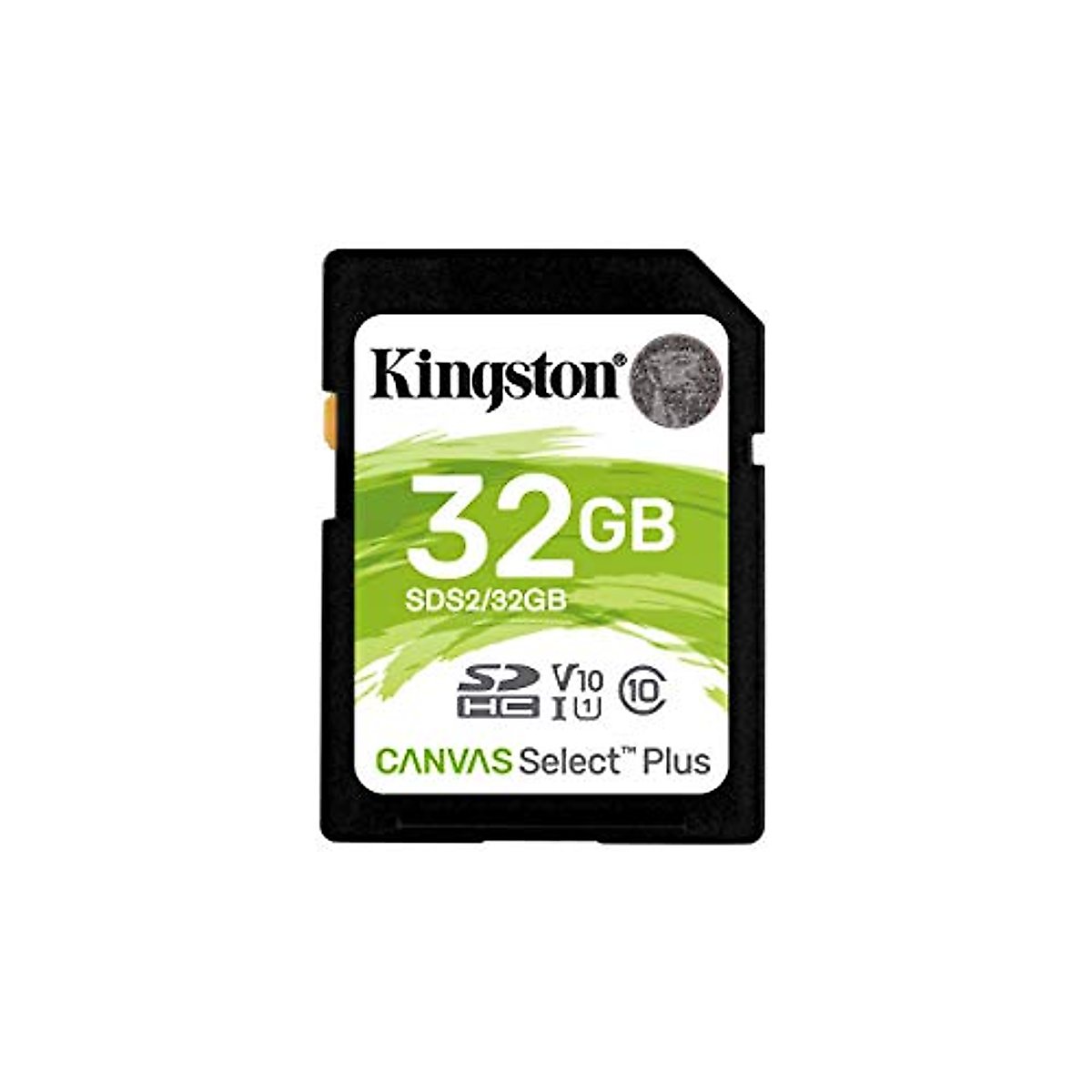 Kingston 32GB SDHC Canvas Select Plus 100MB/s Read Class 10 UHS-I U1 V10 Memory Card (SDS2/32GB)