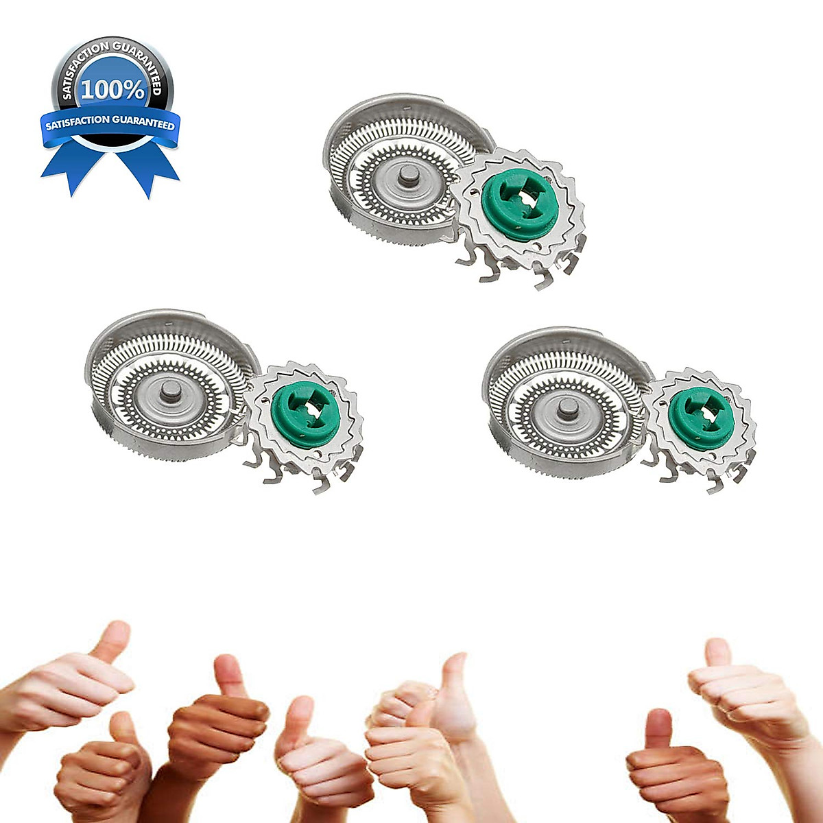 𝙐𝙥𝙜𝙧𝙖𝙙𝙚𝙙 SH90 Replacement Head for Phi-lips No-relco, Shaver Heads Blades Cutter Compatible with Phillips No-relco SH90/62 Series 9000 Series 8000 S8950 S9000 S9311 S9321 S9511 S9531 S9721