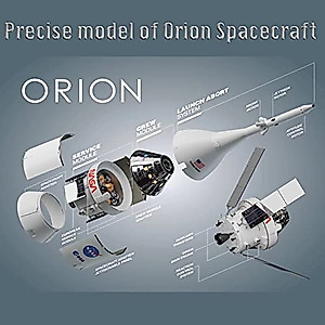 MARSTEP NASA Artemis Rocket Model (Congratulations on First Launch)- SLS Rocket Orion Spacecraft Moon Lander Crystal 3D Model Creative Gift