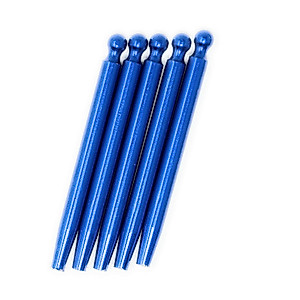 AirstreamIT Aluminum Cribbage Board Pegs - 5 Red, 5 Blue, 5 Silver, and 5 Turquoise - Standard 1/8 Inch Holes