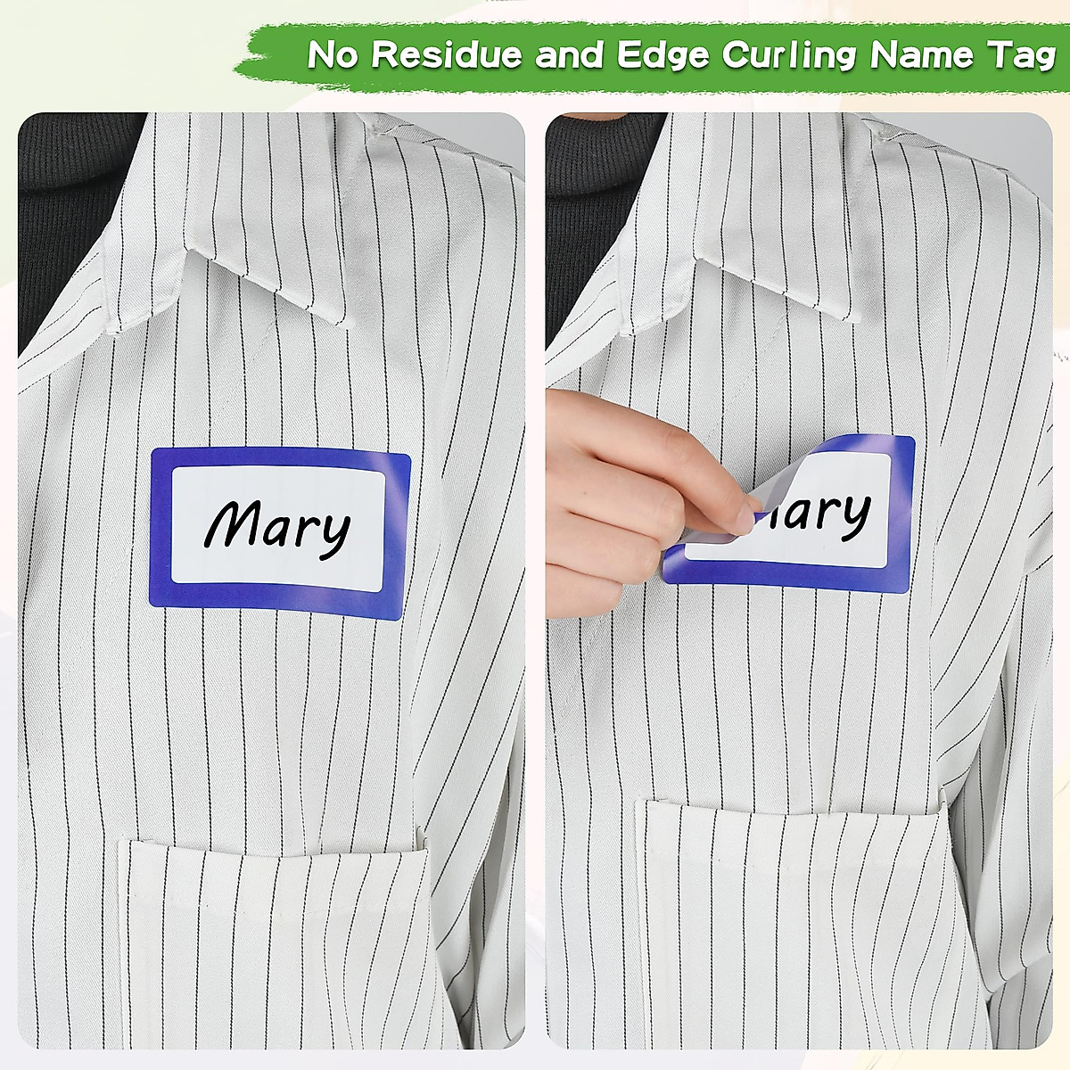 Pacific Mailer Name Tag Stickers Label Stickers Name Stickers for School Office Home Meeting [200 Labels, 3.5" x 2.25"]