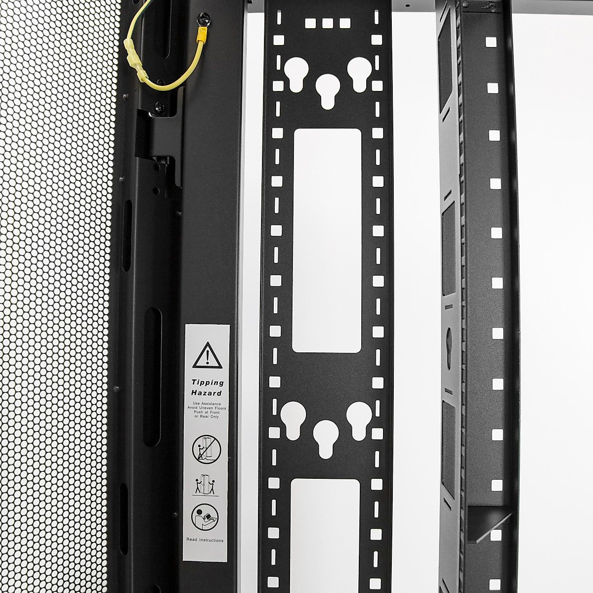 StarTech.com 4-Post 42U Server Rack Cabinet, 19" Data Rack Cabinet for IT Equipment Mount, Full Size Network Cabinet Storage