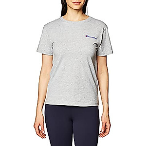 Champion Women's T-Shirt, Classic Cotton-Blend T-Shirt, Crewneck Tee, Jersey T-Shirt