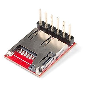 SparkFun OpenLog with Headers Open Source Data Logger ATmega328 VCC Input: 3.3V-12V Preprogrammed ATmega328 and bootloader