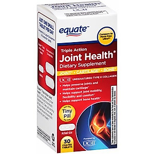 Equate Triple Action Joint Health, 30 Coated Tablets (Compare Move Free Ultra)