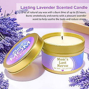 Gifts for Mom, Mothers Day Mom Gifts from Daughters Lavender Relaxing Gift Basket with Luxury Flannel Blanket Care Package, Unique Self Care Get Well Soon Gift, Birthday Gift for Women