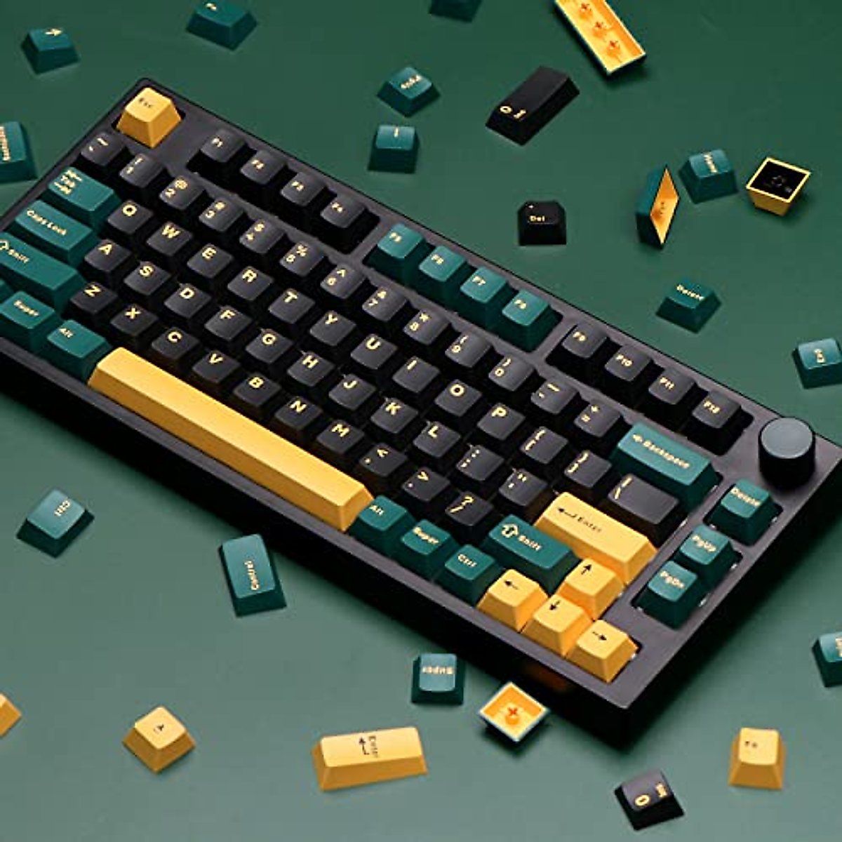 EPOMAKER MARRS 172 Keys Cherry Profile ANSI/ISO PBT Double Shot Keycaps Set for Mechanical Keyboard, Compatible with MX-Clone Switches