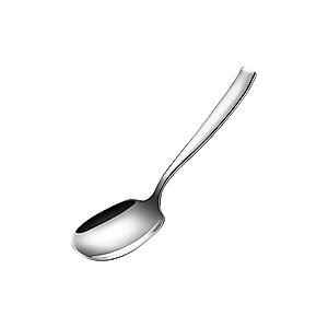 ZDFQly Large Serving Spoon, Premium 316L Stainless Steel Buffet Serving Spoon 9.5 Inch (1pack)