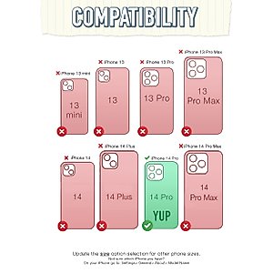Smartish 2-Pack Tempered Glass Screen Protector for iPhone 14 Pro - Tuff Sheet - Easy Install Frame [Scratch Resistant] Case-Friendly - Dynamic Island Compatible - Clear 2-Pack