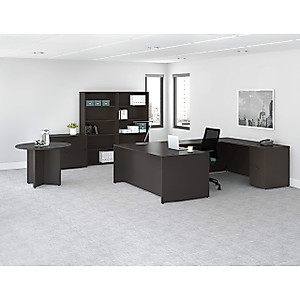 LLRPL2236ES - Lorell Prominence 2.0 Espresso Laminate Lateral File - 2-Drawer