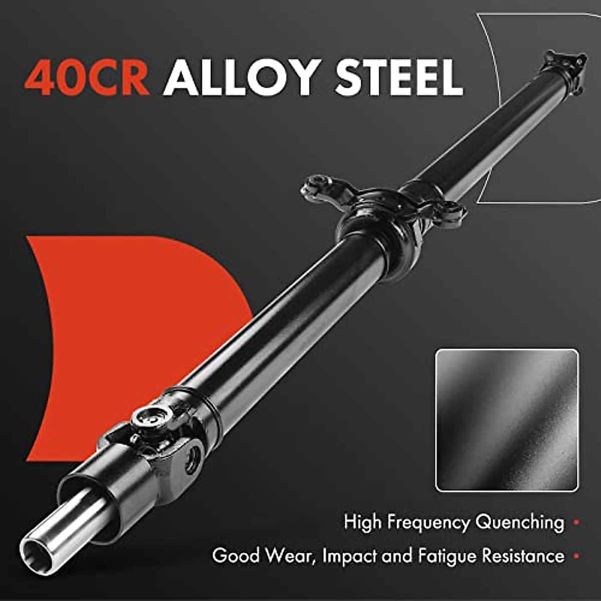 A-Premium Rear Complete Drive Shaft Prop Shaft Driveshaft Assembly Compatible with Subaru B9 Tribeca 2006-2007 3.0L, Tribeca 2008-2014 3.6L, AWD, Replace# 27111XA00A