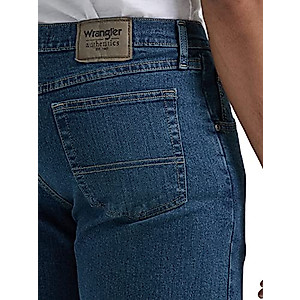 Wrangler Authentics Men's Classic 5-Pocket Relaxed Fit Flex Jean Military Blue Flex 58W x 30L