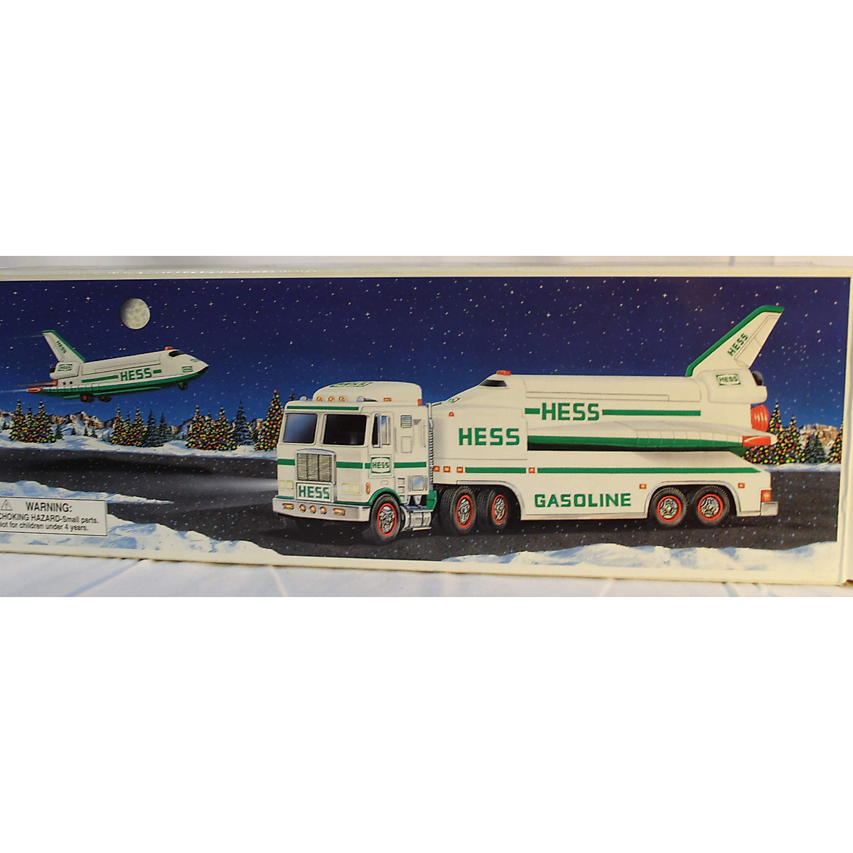 Hess 1999 Truck and Space Shuttle with Satellite