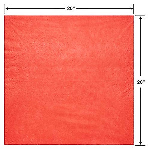 American Greetings Bulk Cherry Red Tissue Paper for Birthdays, Easter, Mother's Day, Father's Day, Graduation, and All Occasions (125-Sheets)