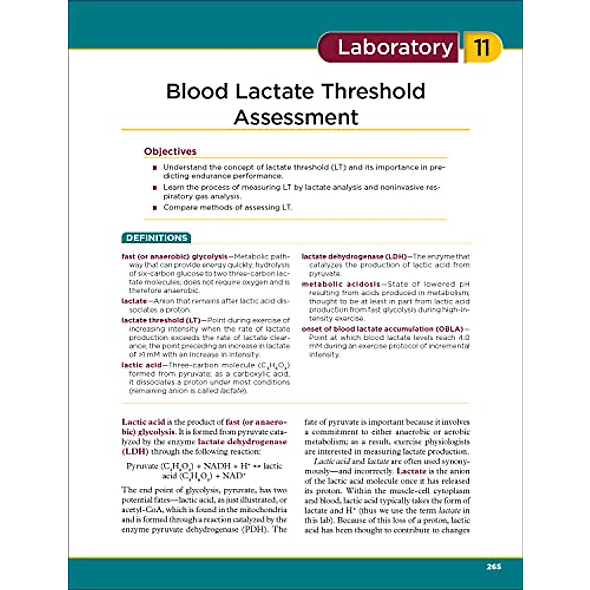 Laboratory Manual for Exercise Physiology