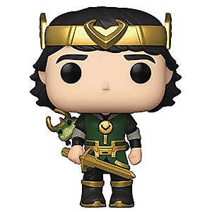 POP Marvel: Loki - Kid Loki with Alligator Loki Pop! Vinyl Figure (Bundled with Compatible Pop Box Protector Case), Multicolored, 3.75 inches