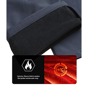 MAGCOMSEN Ski Pants Men Snow Pants Men Hiking Pants Mens Camping Pants Hunting Pants Softshell Pants Winter Pants for Men Sand