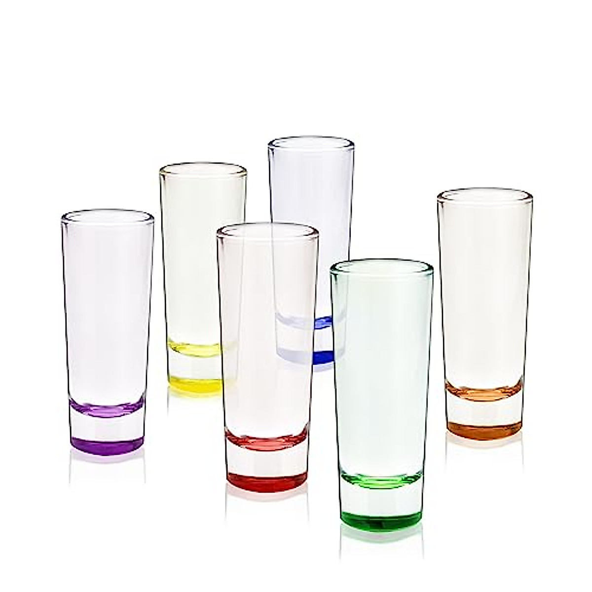 True Shooter Glasses, Shot Glasses Set of 6, Tequila Shot Glasses Whiskey Shot Glasses, Shot Glasses Set 2oz Shot Glasses, Cool Shot Glasses, Assorted