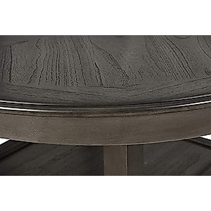 New Classic Furniture Gia 5-Piece Counter Dining Table Set, 42.25-Inch, Gray