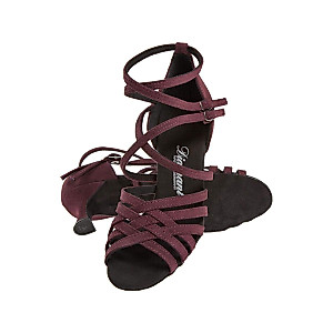 Diamant Ladies Dance Shoes 108-077-132 - Size: UK 5 Bordeaux