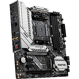 MSI MAG B550M Mortar WiFi Gaming Motherboard (AMD AM4, DDR4, PCIe 4.0, SATA 6Gb/s, M.2, USB 3.2 Gen 2, AX Wi-Fi 6, HDMI/DP, Micro-ATX, AMD Ryzen 5000 Series Processors)