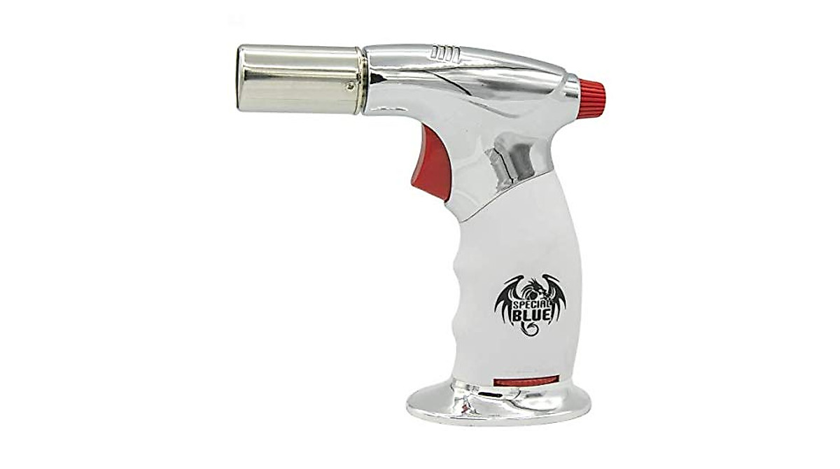 Special Blue DIABLO Butane Torch - Adjustable Dual Flame