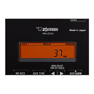 Zojirushi NW-JEC10BA Pressure Induction Heating (IH) Rice Cooker & Warmer, 5.5-Cup, Made in Japan