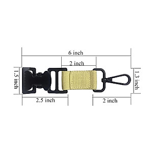 HUNYUITEY Heat-Resistant Firefighter Glove Strap Firefighter/Work Glove Clip Holder Heavy Duty Metal Alligator Gloves Grabber Clip