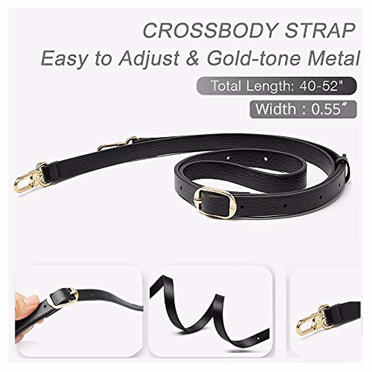 ZVE for iPhone 14 Plus Crossbody Wallet Case for Magsafe, Magnetic Phone Case with RFID Blocking Card Holder Wrist Strap for Women, Zipper Leather Cover for iPhone 14 Plus, 6.7"-Black