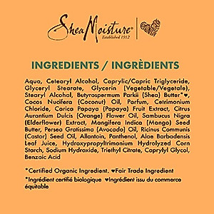 SheaMoisture Frizz Control Conditioner for Dry Hair, Papaya and Neroli, Sulfate Free Conditioner , 13.0 fl Ounce