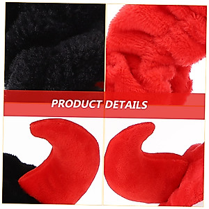 minkissy 4 Pcs Face Wash Hair Tie Bath Head Wrap Headband Scrunchies for Women Aesthetic Stuff Women Hair Wrap Washing Face Hair Hoop Goth Accessories Spa Women's Cosplay Vampire Cloth