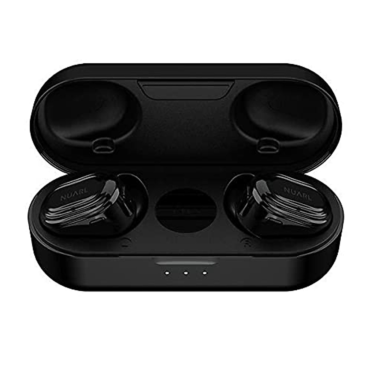 NUARL N10 Plus Active Noise Canceling Completely Wireless Earphones Earbuds Multi-Point Support Bluetooth5.2 7hr Playback aptX AAC with HDSS IPX4 N10PLUS-PB(Piano Black)
